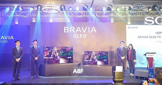 Sony công bố A8F và X9000F tại Việt Nam: Thế hệ TV BRAVIA OLED & 4K HDR mới